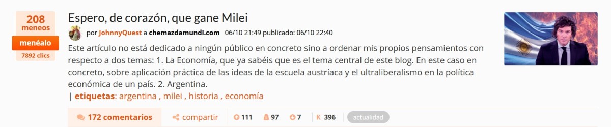 Una crítica a los subnormales de mis lectores de Menéame. Instrucciones ...